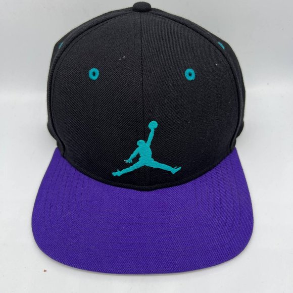 Jordan | Accessories | Air Jordan Grape Aqua Jumpman Hat Snapback Cap ...